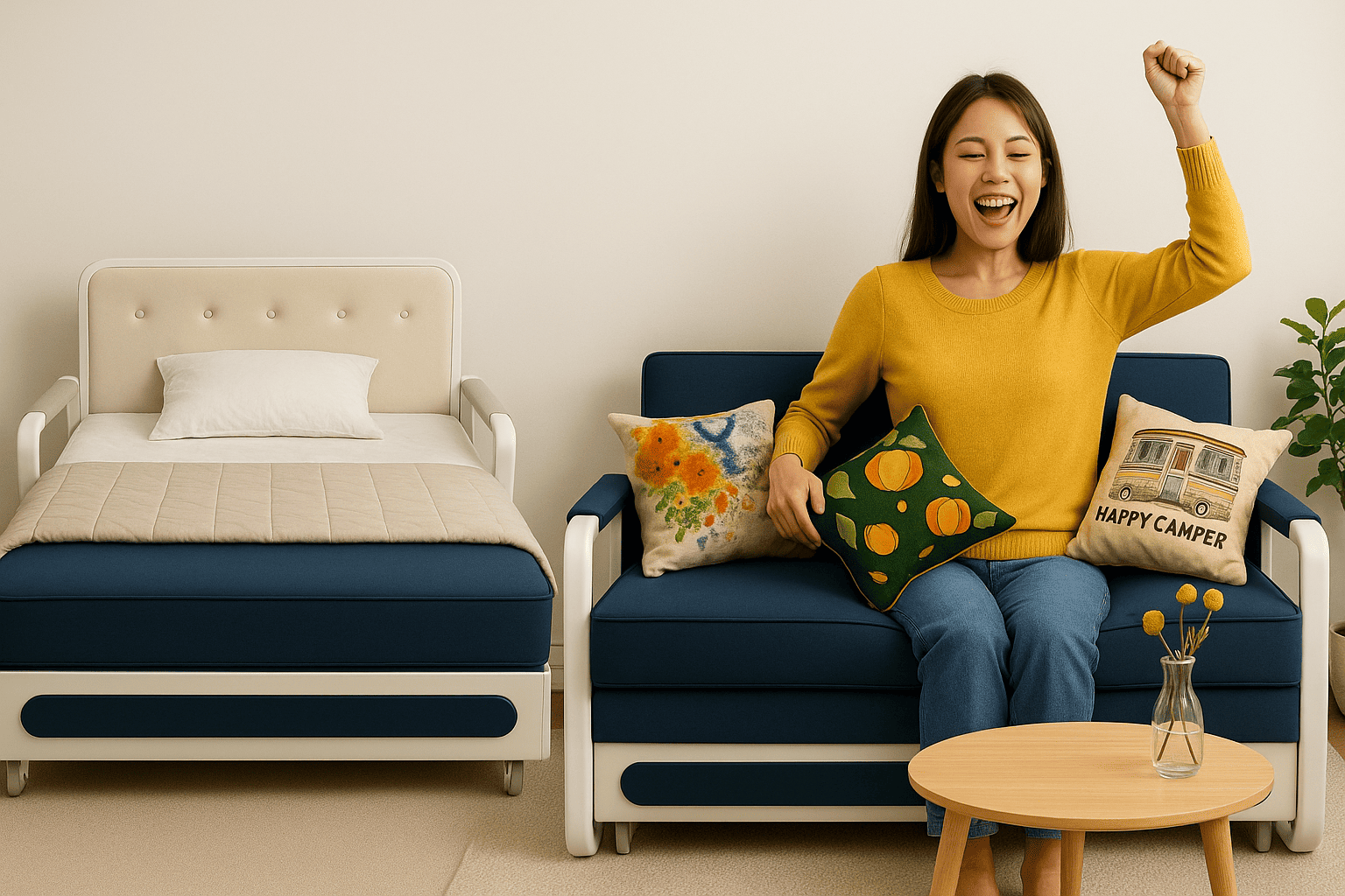 Biến Phòng Ngủ Thành Phòng Khách Với Sofa Giường DAIZO - Daizo Sofa ...