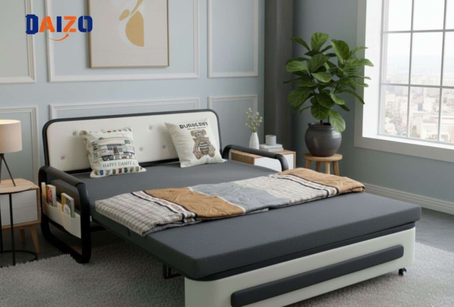 Sofa Giường Thông Minh Daizo – Chuyển Đổi Ghế Giường Dễ Dàng, Nhanh ...