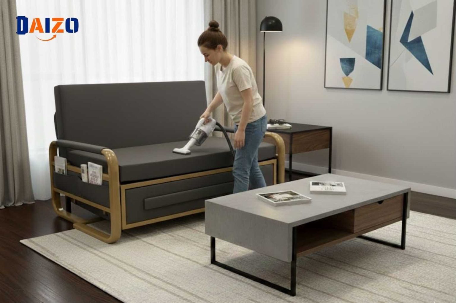 Có Nên Chọn Sofa Giường Kéo Đa Năng Thay Giường Ngủ Truyền Thống ...